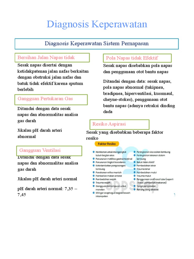 Diagnosis Keperawatan Okk | PDF