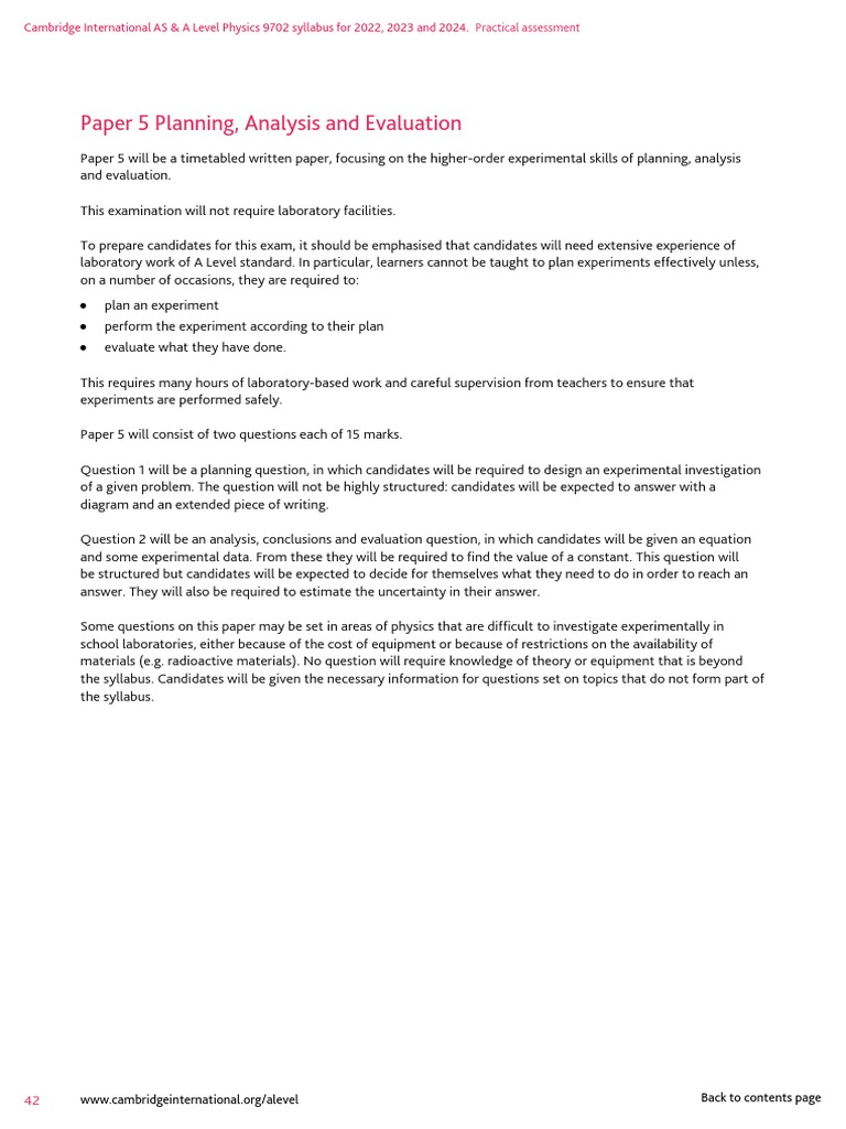 P5 Physics Notes A Level | PDF | Experiment | Significant Figures