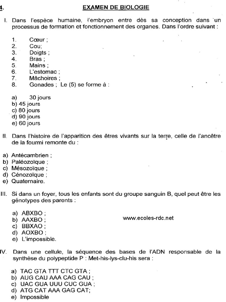 Items Exetat 2017 Biologie PDF | PDF