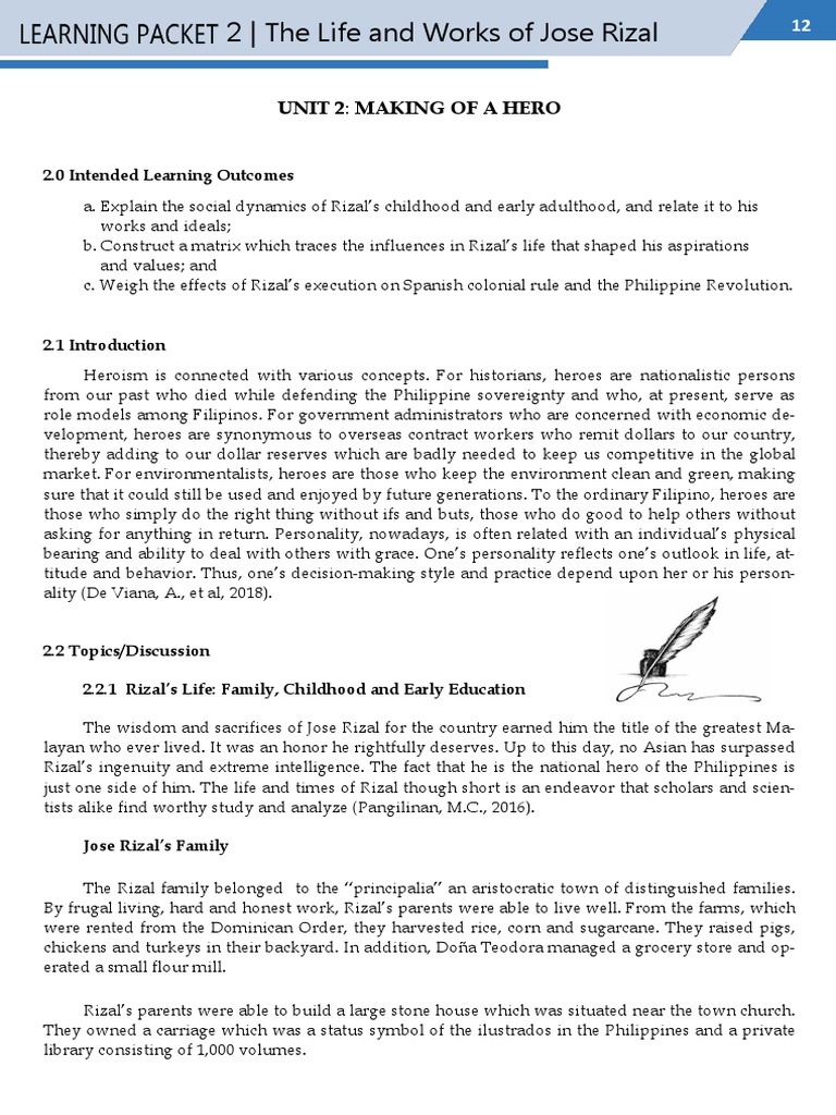 The Formative Years: Tracing the Influences that Shaped Jose Rizal into ...