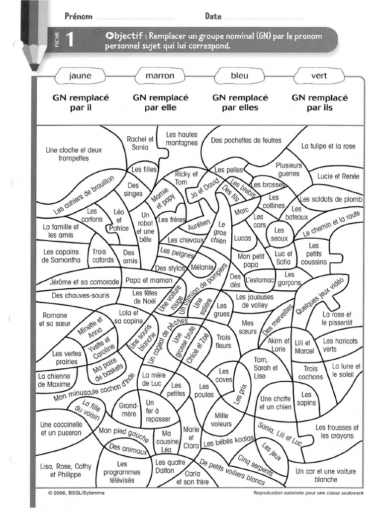 Coloriage Codés Conjugaison CM PDF | PDF
