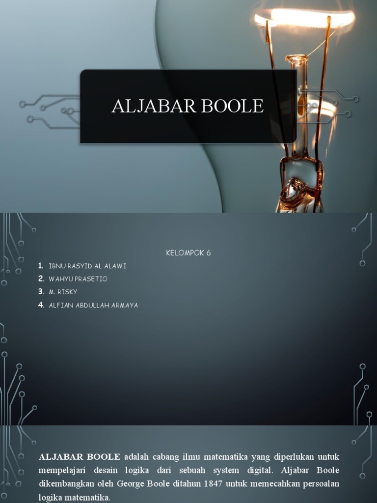 Aljabar Boolean (Autosaved) | PDF