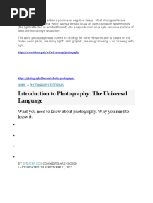 Photography Documents & PDFs | Scribd