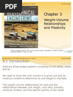 Geotechnical Engineering Formulas: γ kg m lb ft g cm G W e= V V S= V V ...