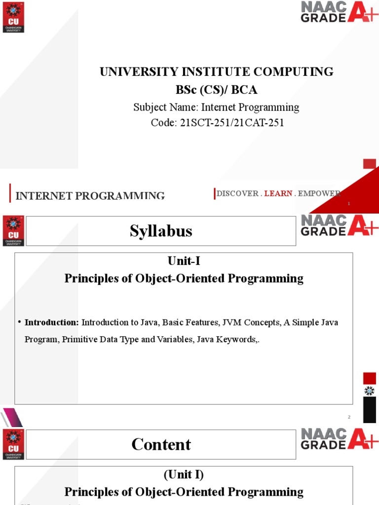 Lecture 1 Descargar Gratis Pdf Java Programming Language Object Oriented Programming