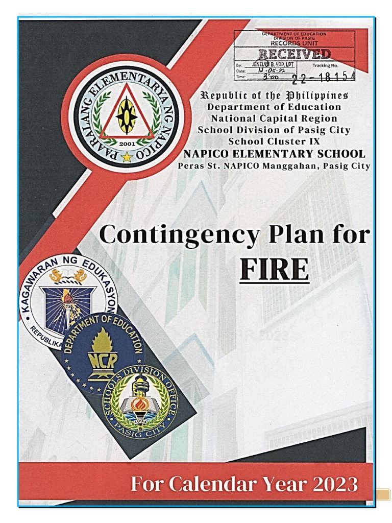 NAES Fire ConPlan 2022-2023 Signed | PDF | Emergency Management | Hazards