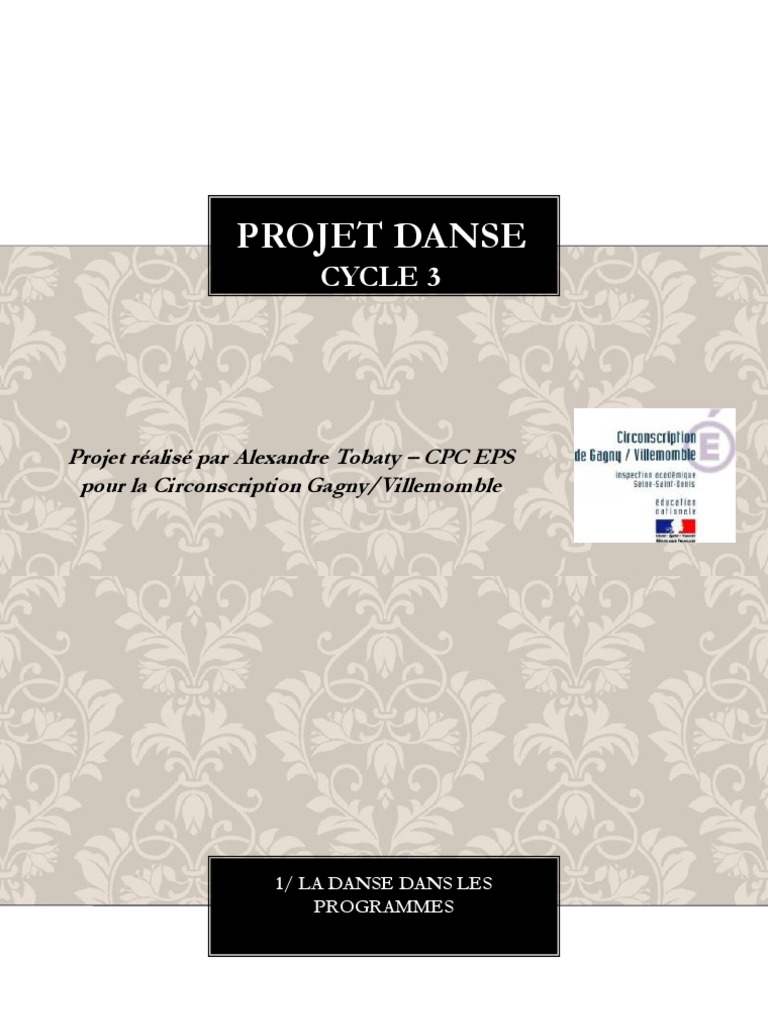Projet Danse-2 | PDF | Danses | la communication