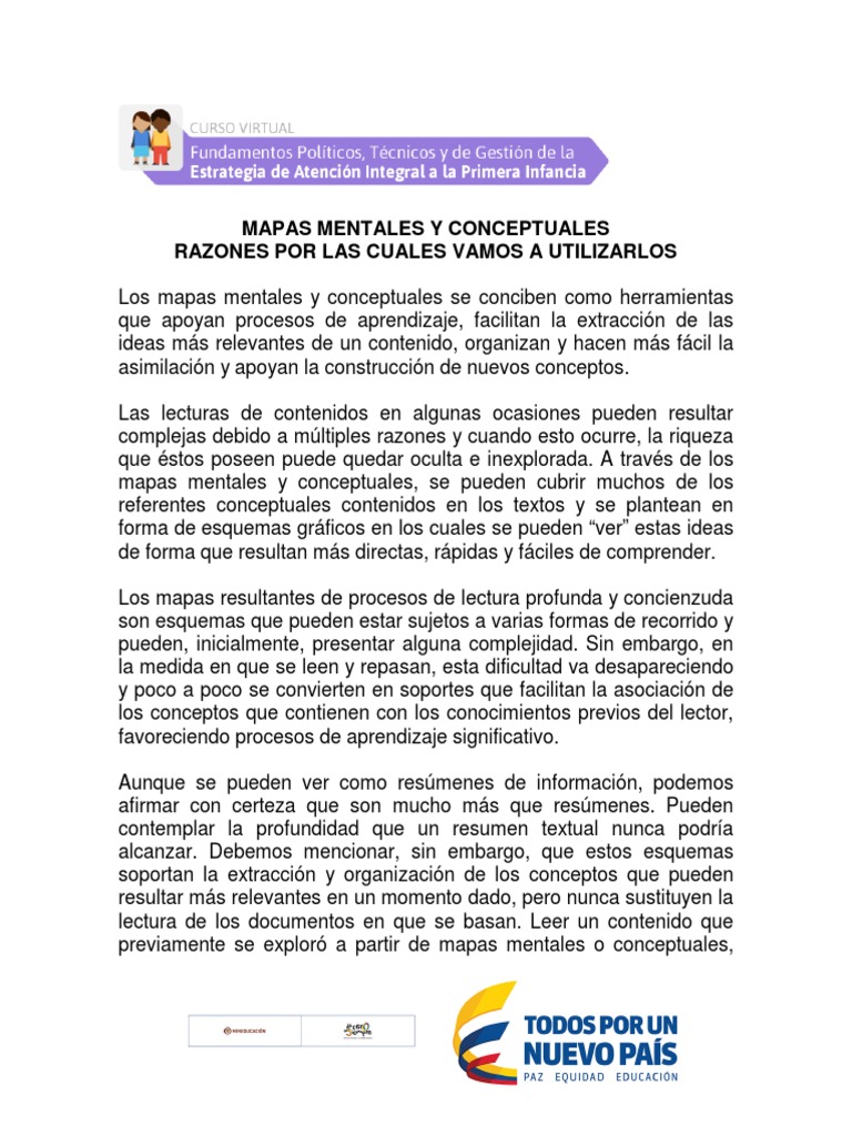Nuevo_Razones de Uso de Mapas Mentales y Conceptuales | PDF