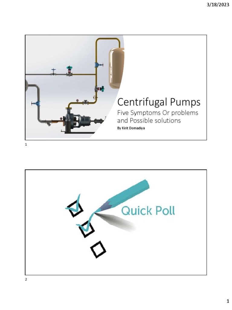Centrifugal Pump Troubleshooting | PDF | Pump | Bearing (Mechanical)
