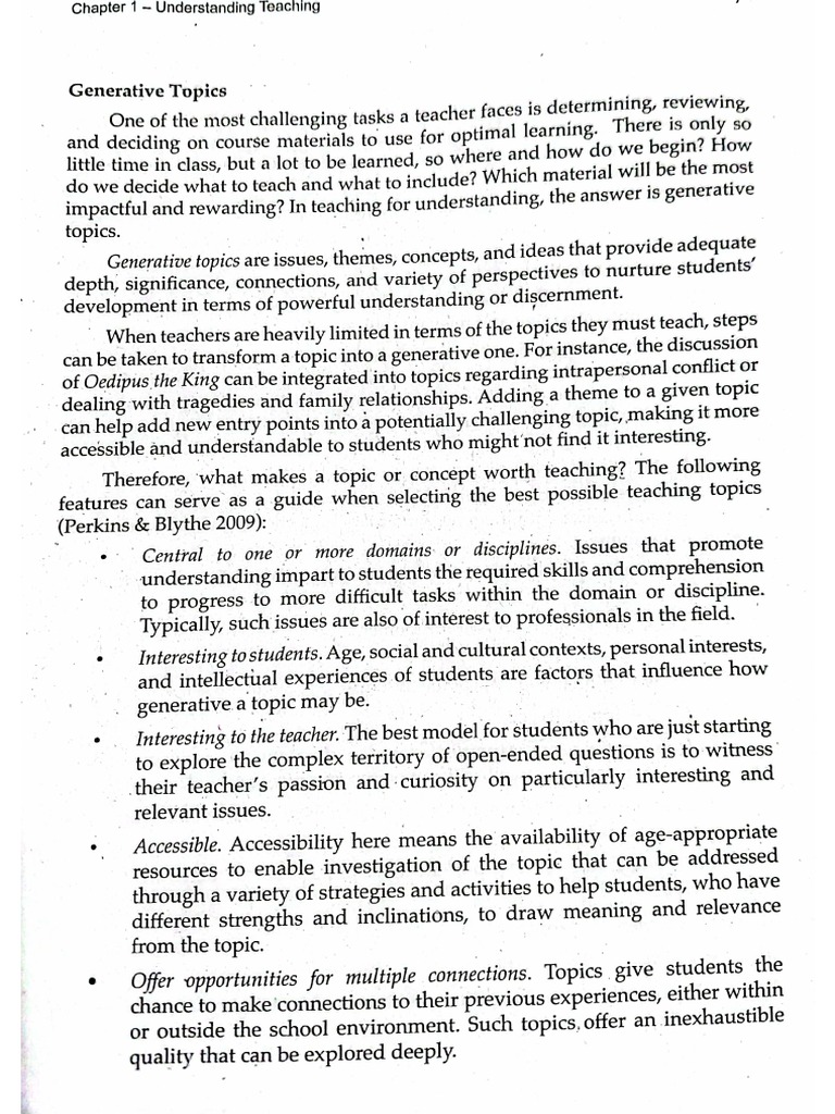 Generative Topics | PDF