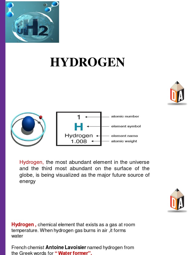Hydrogen | PDF | Hydrogen | Chemical Compounds