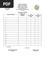 Pta Meeting Attendance Sheet | PDF