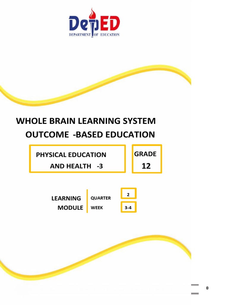 Module 2 Peh3 SHS 12 Q2 W3 W4 Final | PDF | Human Appearance ...