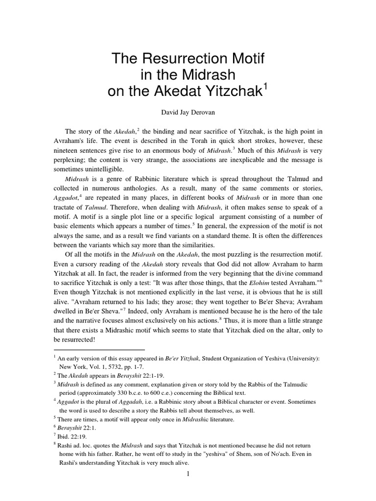 Resurrection | PDF | Midrash | Jewish Belief And Doctrine