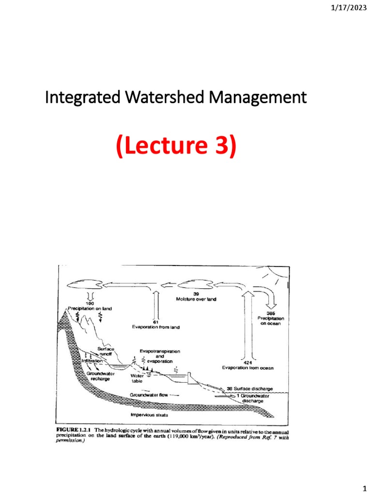Lec3&4 PDF | PDF | Evapotranspiration | Precipitation