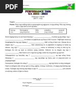Performance Task # 1 Filipino | PDF