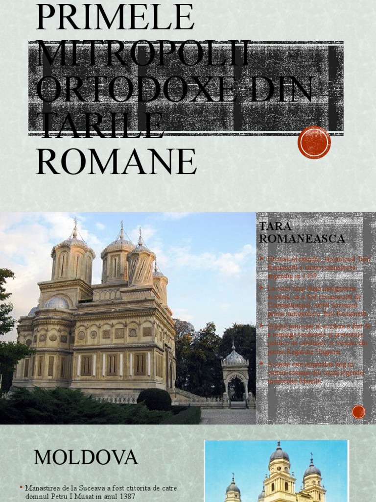 Mitropolii Tarile Romane | PDF