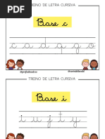 As Bases Das Letras Cursivas | PDF