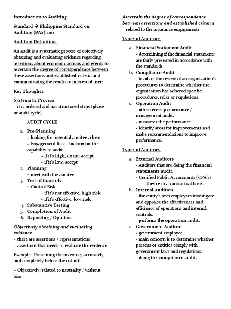 An In-Depth Introduction to the Principles and Process of Auditing Financial Statements and ...