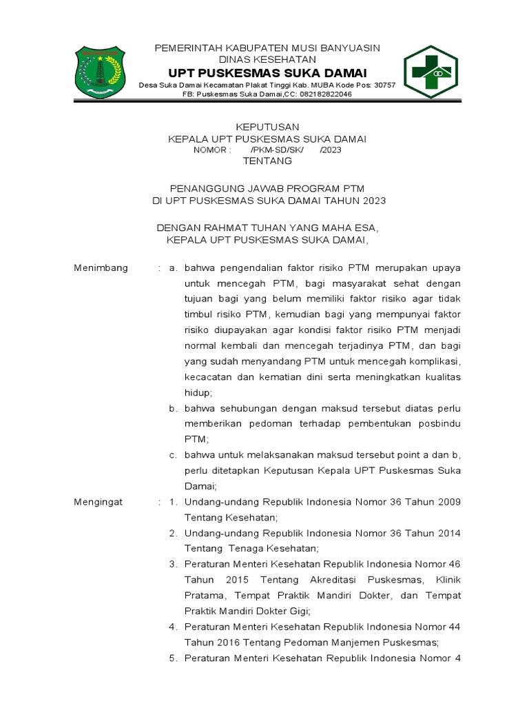 SK PTM 2023 | PDF
