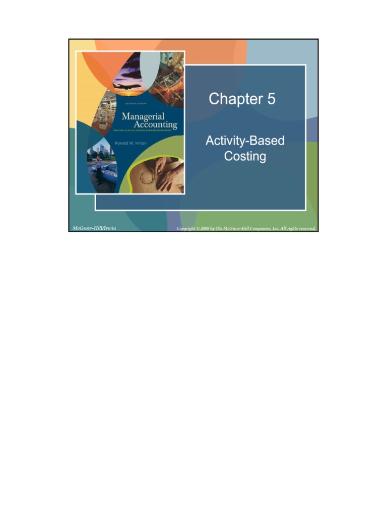 Activity Based Costing Ppt Summary Pdf Cost Economies
