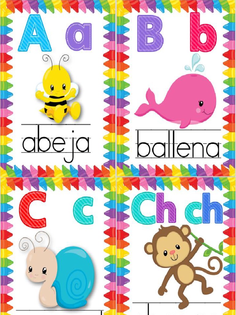 Abecedario Color PDF | PDF