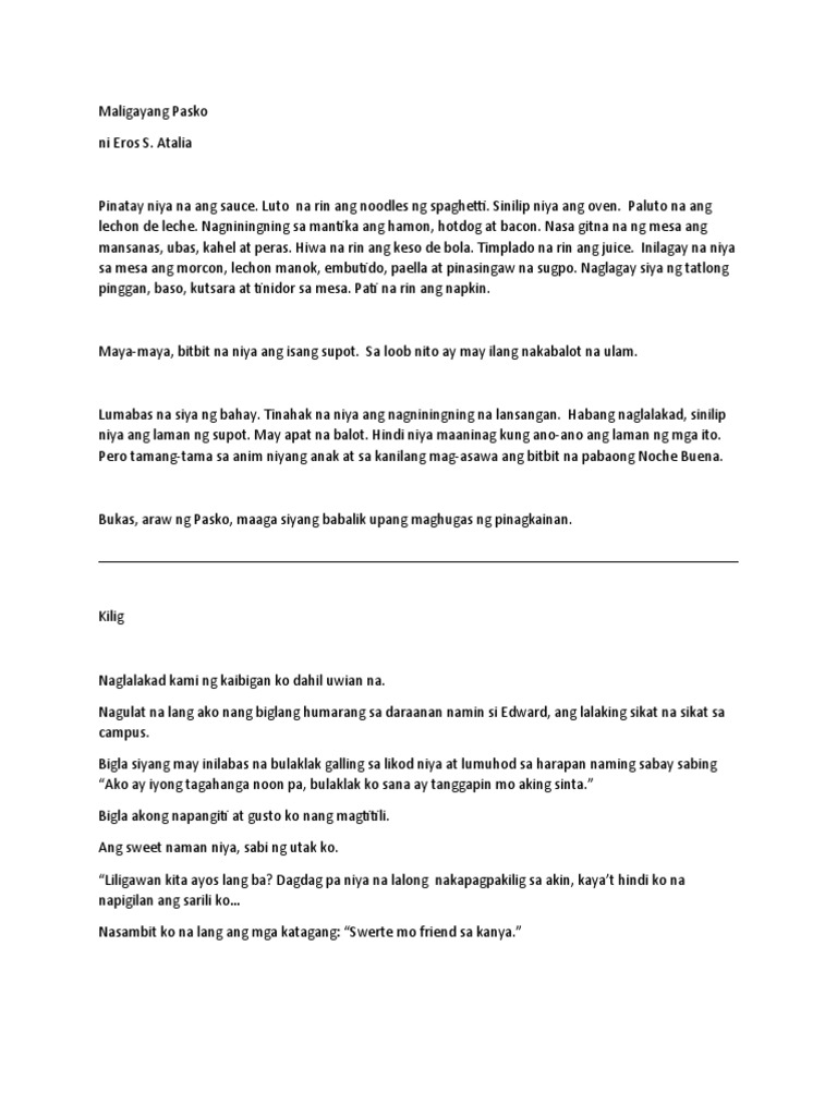 Dagli Halimbawa | PDF