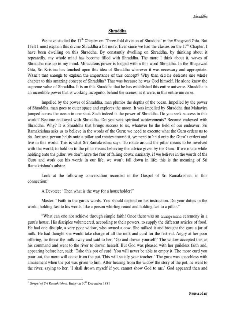 Shraddha | PDF | Sita | Rama