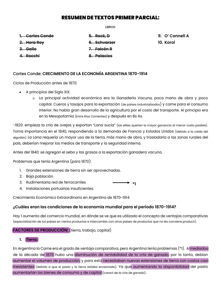 Resumen de Textos Primer Parcial | PDF | Bancos | Agricultura