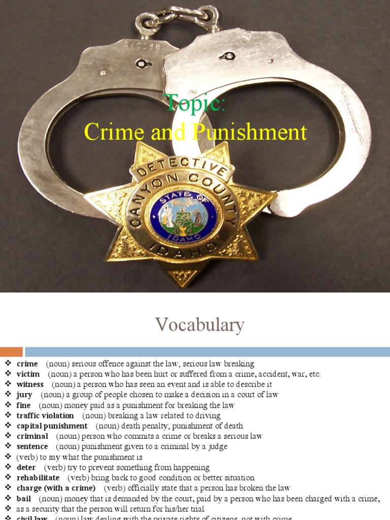 Crime and Punishment | Download Free PDF | Punishments | Crimes