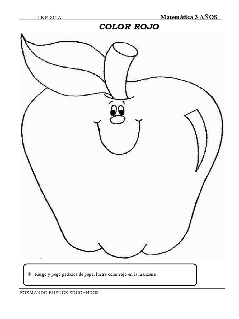 COLOR ROJO Tareas | PDF