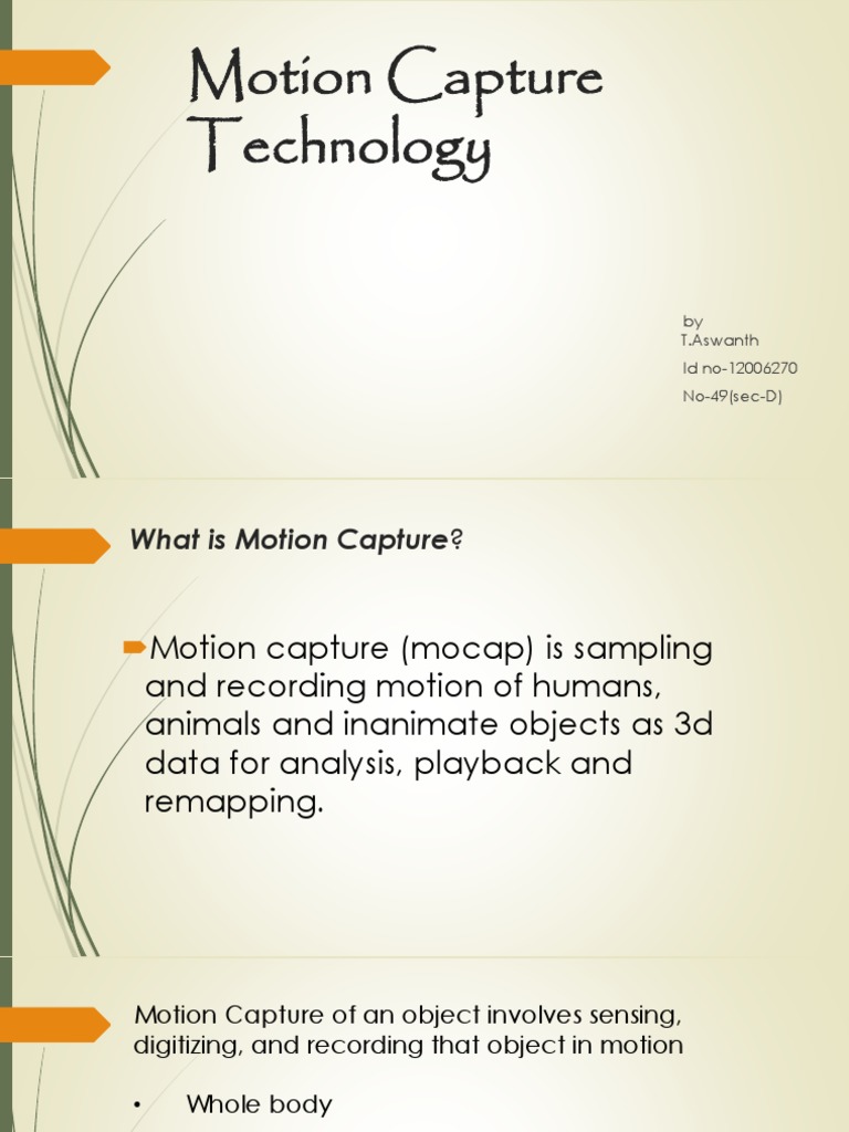 Mocap (Motion Capture) | PDF | Information And Communications ...