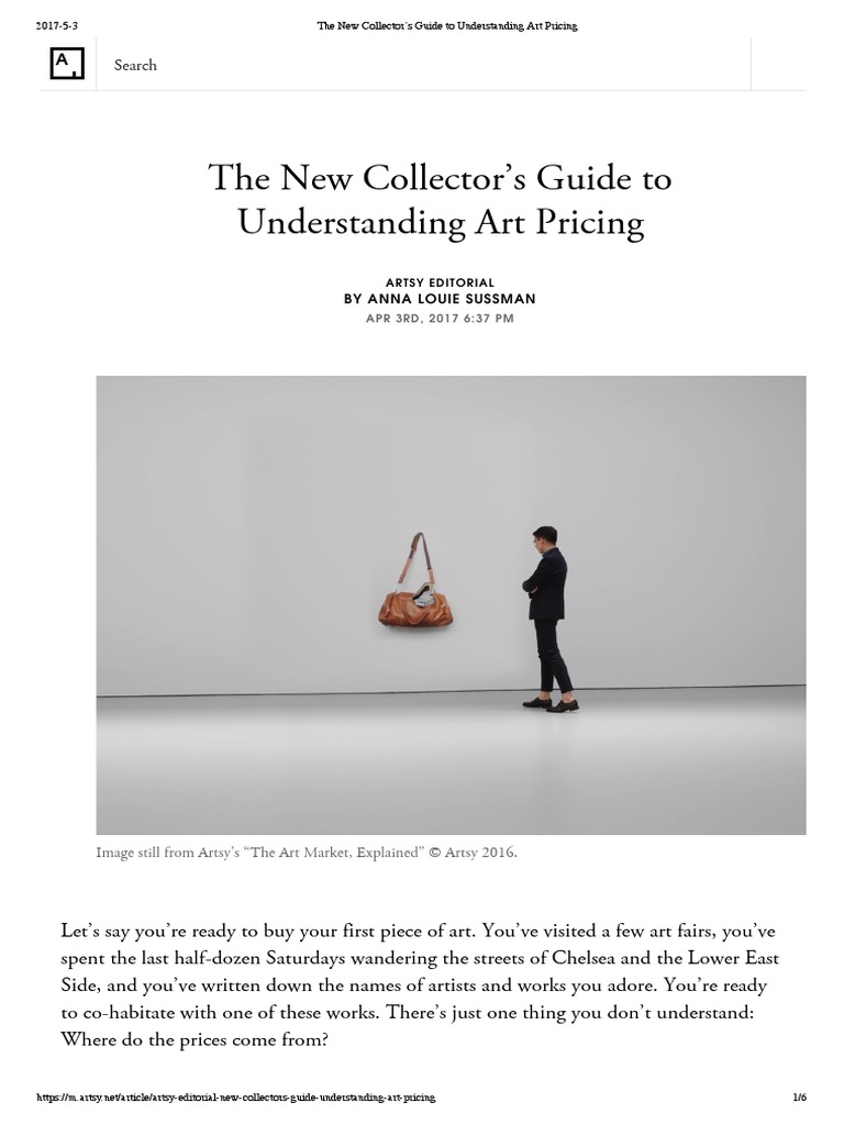 Anna Louise Sussman - The New Collector's Guide To Understanding Art ... Anna Louise Sussman - The New Collector's Guide To Understanding Art ...