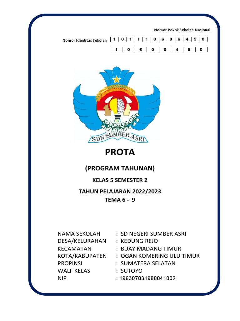 PROTA Kelas 5 Semester 2 | PDF