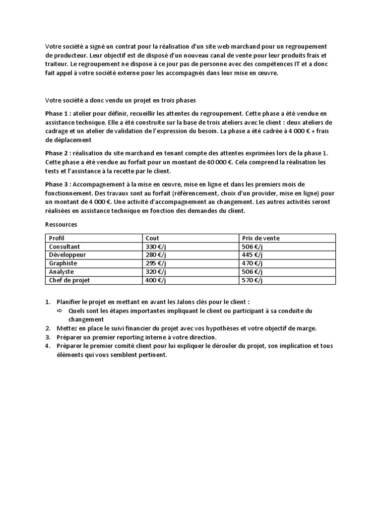 TP3 | PDF | Affaires