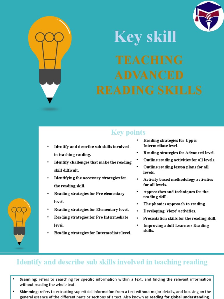Advanced Reading Skills and Strategies | PDF | Career & Growth ...