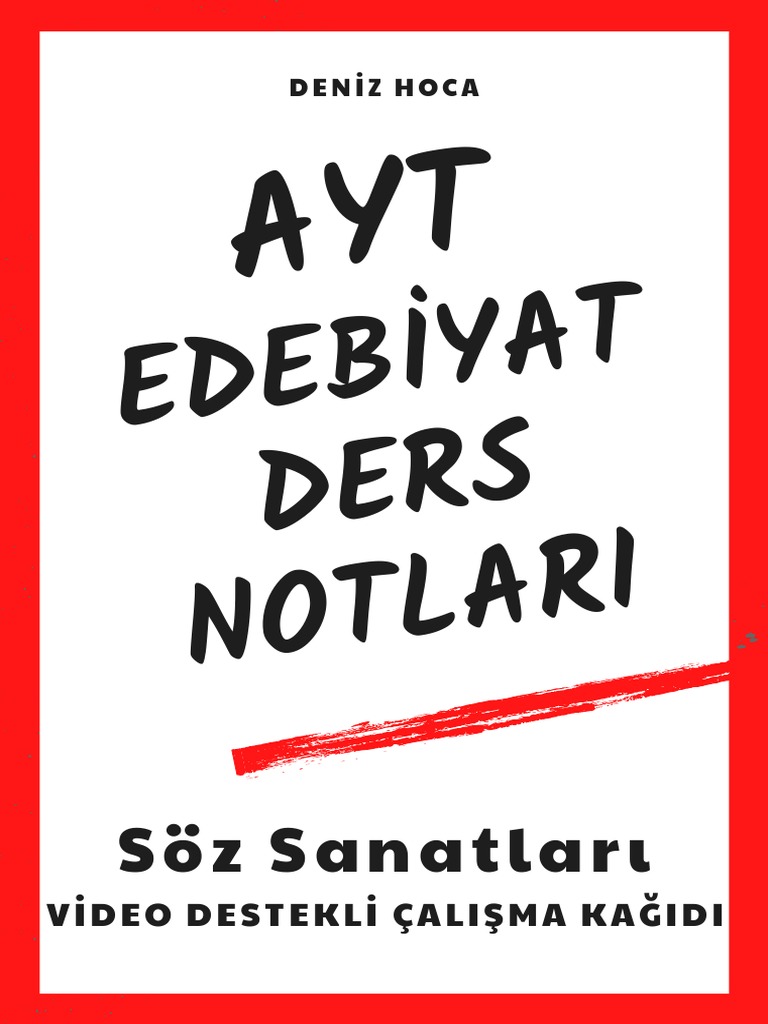 Söz Sanatları AYT Edebiyat | PDF