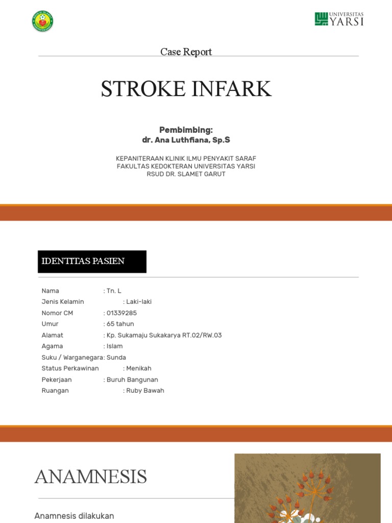 Laporan Kasus - Stroke Infark | PDF