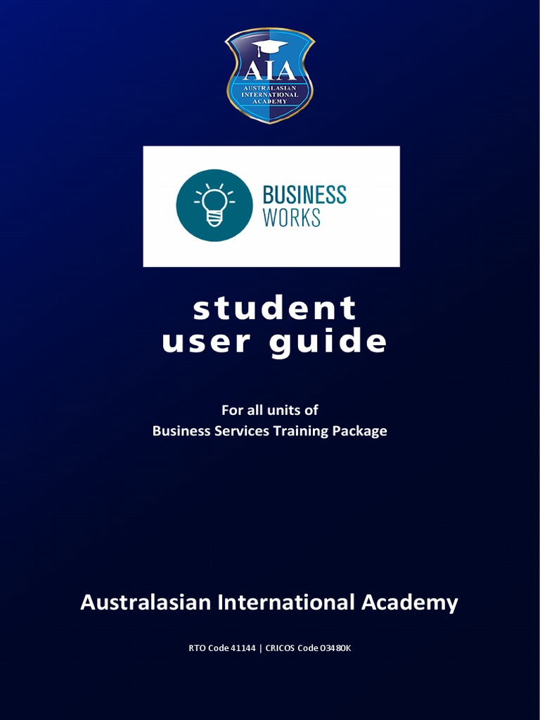 Business Works Student User Guide | PDF | Question | Information