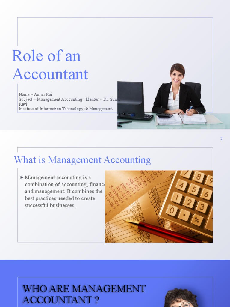 rOLES OF AN MANAGEMENT ACCOUNTANT | PDF