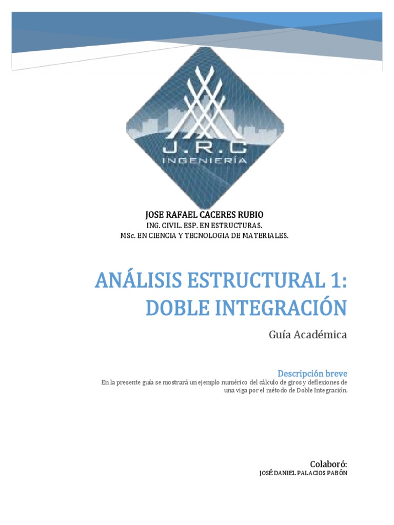 Doble IntegraciÃ N - Vigas - Guia | PDF | Viga (Estructura) | Física ...