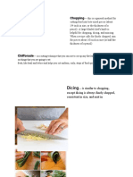 19 French Knife Cuts - Top Chef Chopping Terms Snippets of Paris | PDF | Cooking | Food And ...