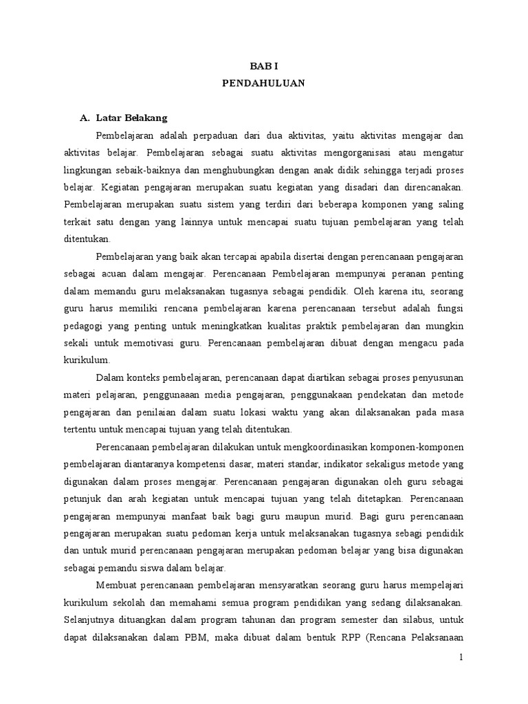 Makalah Prota-1 | PDF