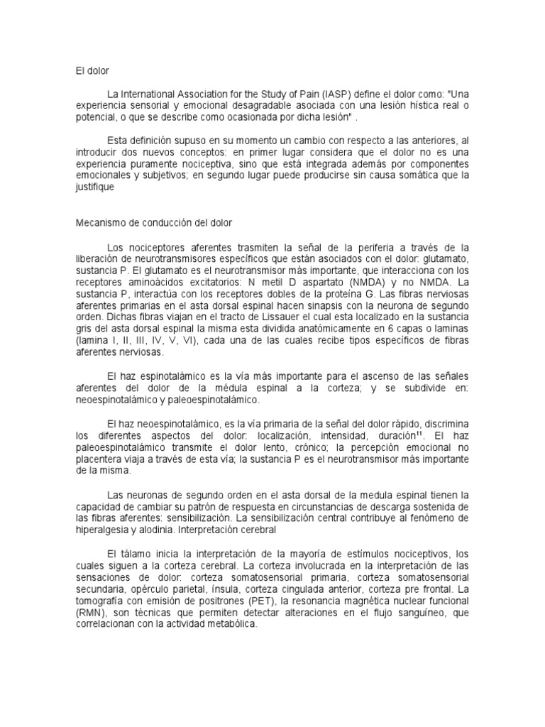 Parte 1 y 2 | PDF | Dolor | Opioide