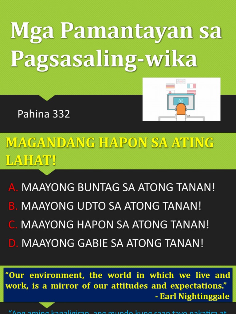 Pagsasaling Wika | PDF