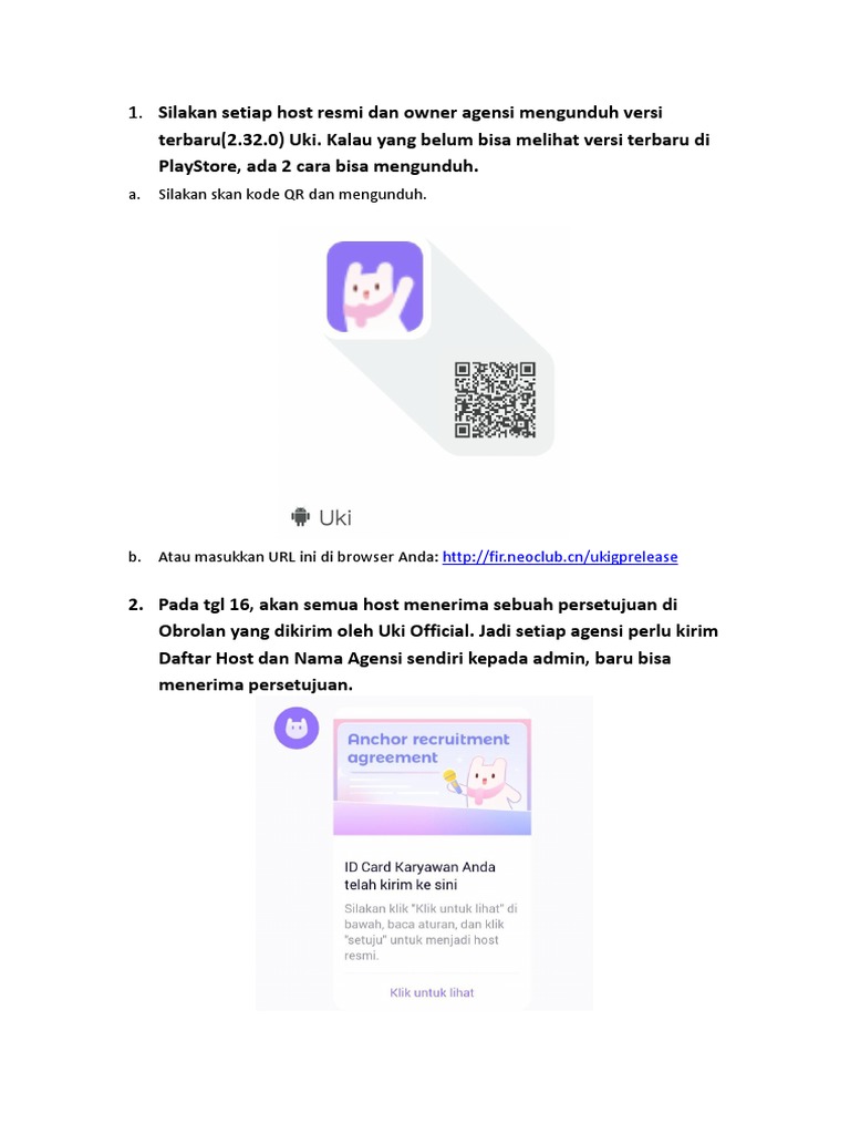 Operasi Host Sign in | PDF