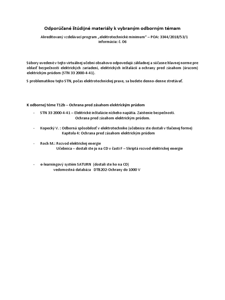 T00-06-Studijne Materialy | PDF