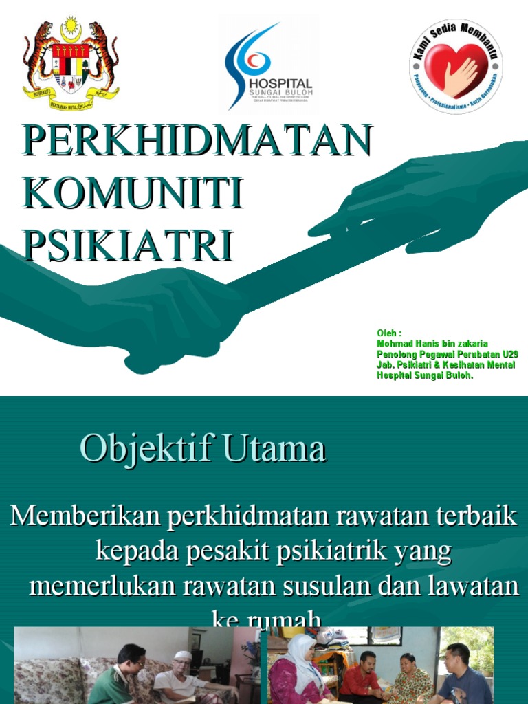 Perkhidmatan Komuniti Psikiatri | PDF