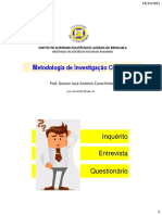 5 - O Inquérito Por Questionário - Construção, Tipos de Perguntas ...