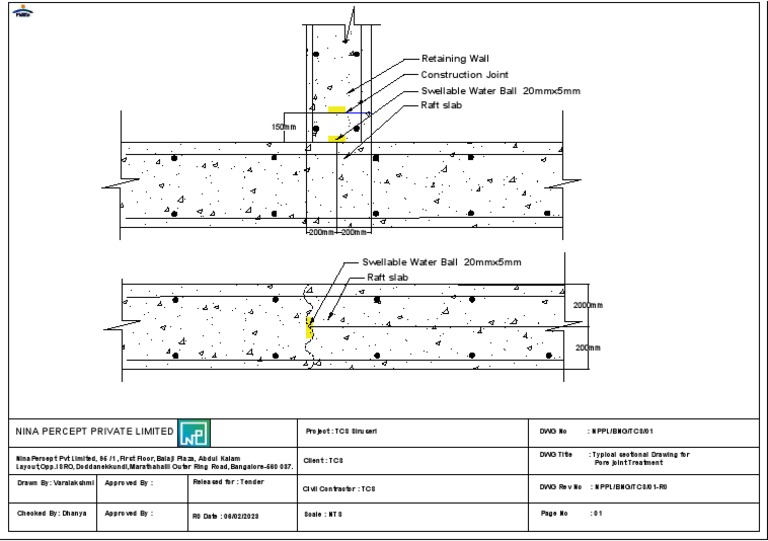Swell Bar at Pore Joints | PDF